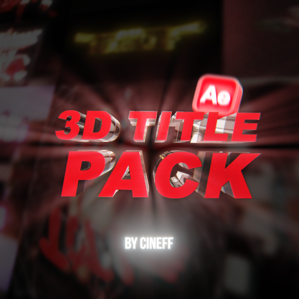 ULTIMATE 3D TITLE PACK – Cineff